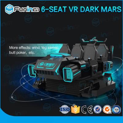 China Mech Style Virtual Reality 9D VR Cinema Six Players Indoor VR Game With VR Helmet for sale