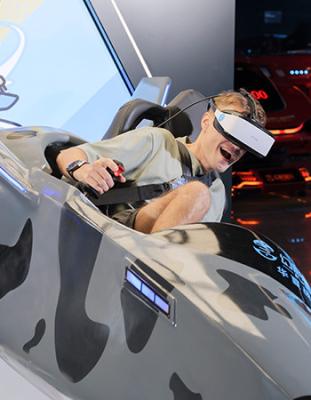 Κίνα Immerse Yourself in the World of Flight Simulation with VR Flight Simulator 395kg Joystick Controls προς πώληση