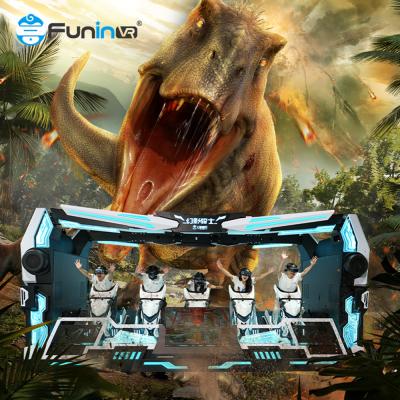 China Experimenta el futuro del entretenimiento con el simulador de 5 asientos 9D VR Dragon Rider en la plataforma de temas dinámicos extremos for sale