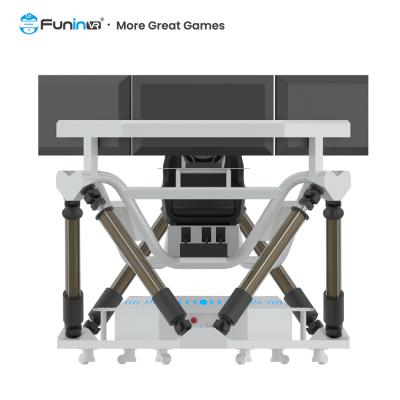 China Funin VR Indoor 9D VR Amusement Park F1 Racing Car Simulator Three Screen Racing Car Driving Arcade Games Racing Simulator for sale