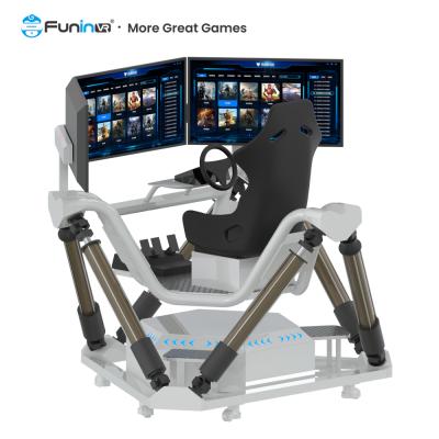 China Funin VR Indoor 9D VR Amusement Park F1 Racing Car Simulator Three Screen Racing Car Driving Arcade Games Racing Simulator for sale