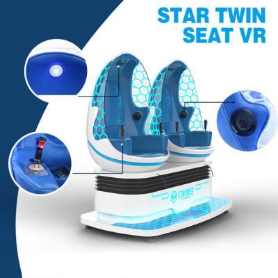 China simulador interativo de 220V 9D VR/360 graus que gerenciem a cadeira do ovo de VR para o parque de diversões à venda