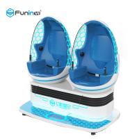 China Blue 9D Virtual Reality Cinema Simulator VR Interactive Games Machine With VR Glasses for sale