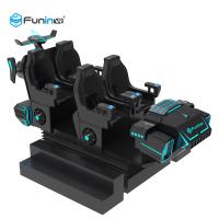China Vr Games 6 Seats 9D Virtual Reality Simulator 220V Multiplayer Black Appearance for sale