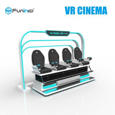 Chine 3KW 4 simulateur de réalité virtuelle des joueurs 9D avec le système électrique de mouvement pour des adolescents à vendre