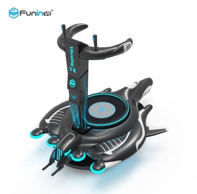 China Innensimulator-schwarze münzenbetriebenfarbe der virtuellen Realität der unterhaltungs-9D zu verkaufen