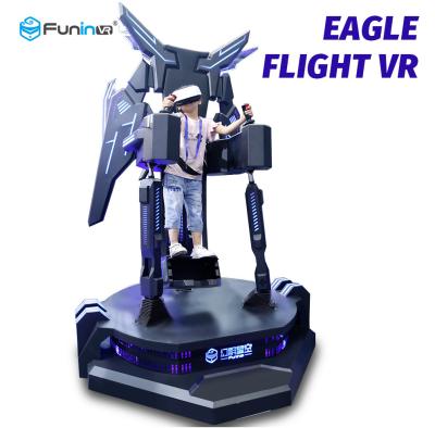 China Eagle Flight VR 9D Game Simulator Adult Rides For Amusement Park Black Color for sale