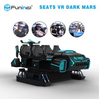 China Ce RoHS 9D VR Cinema 6 Seats Virtual Reality Game Machine / 9D VR Simulator for sale