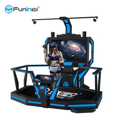 China 1 Player 9D VR Simulator Walk Platform Shooting Games For Entertainment for sale