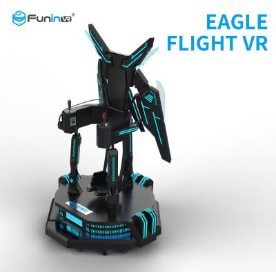 360 정도 전망 총격사건을 가진 상호 작용하는 9D VR 영화관 독수리 비행 모의 조종 장치는 220V를 총으로 쏩니다