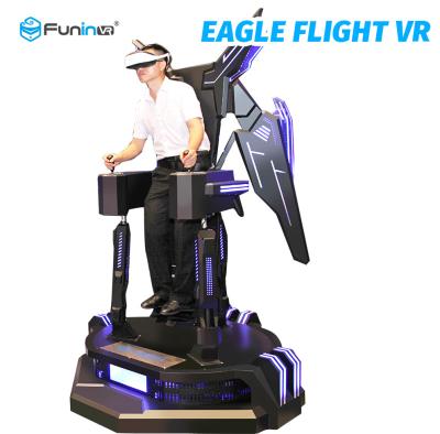 China 1260*1260*2450mm 9D VR Eagle Machine van het de Simulator2.0kw+200 Kg VR 360 de Vliegende Spel van de Vluchtbioskoop voor Pretpark Te koop