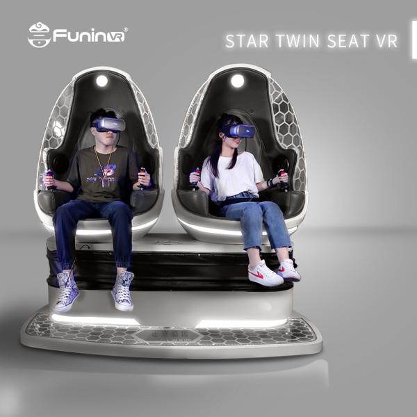 360 van de het Eistoel van de Graad Virtuele Werkelijkheid 9D VR de Bioskoopmachine met 2 Zetels