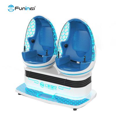 China 1 Seat 2 Seats 3 Seats 9D VR Simulator / 360 Degree Rotating VR Egg Chair For Amusement Park for sale