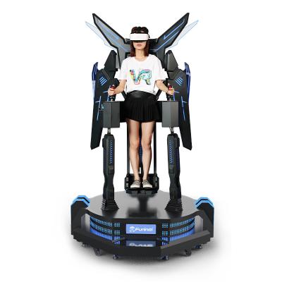 China Rated  Load 150KG Stand Up Flight VR Simulator / Immersive Flying VR Game Machine For Kids for sale