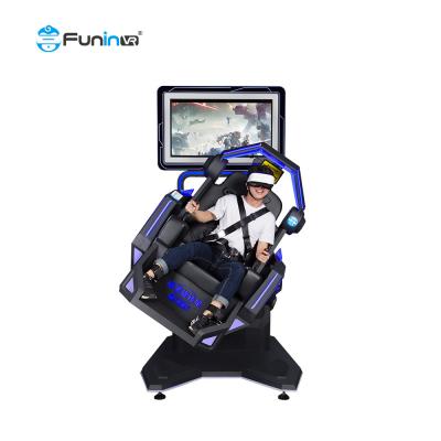 China Real experience 360 degree VR Simulator rotating flight simulation 9d virtual reality 360 degree vr chair for sale