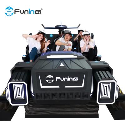 China Load bearing 600KG 9d VR Kids Amusement Rides Virtual Reality Car Racing 9D Vr Driving Simulator Equipment for sale