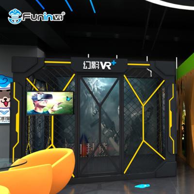 China VR Amusement Park Equipment Multiplayer Shooting zombie 4-5 player VR Set 9D Virtual Reality Machine for sale