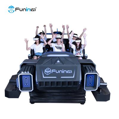 China Load bearing 600KG 9d VR Kids Amusement Rides Virtual Reality Car Racing 9D Vr Driving Simulator Equipment for sale