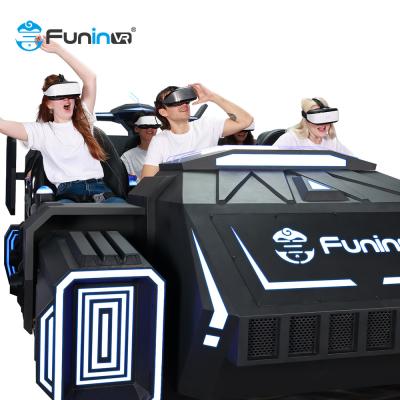 China Load bearing 600KG 9d VR Kids Amusement Rides Virtual Reality Car Racing 9D Vr Driving Simulator Equipment for sale