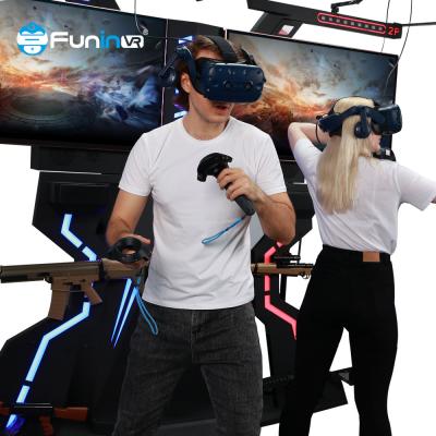 Cina Le nuove idee di affari investono i giocatori del cinema 2 di realtà virtuale del simulatore 9d di VR che sparano la macchina del gioco in vendita