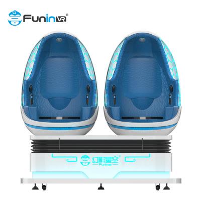 China 9D Egg VR Chair Virtual Reality Simulation 2 seats Rides 9d Egg VR Cinema Game Machine price for sale for sale