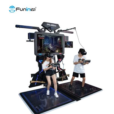 China VR amusement park shooting vr shooting interactive game equipement vr walking platform game for 2 players for sale
