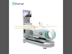 Multiplayer 55 inch scherm 9D VR stoel en glasvezel materiaal
