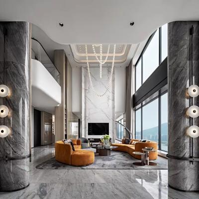 China Luxury Modern Living Room Furniture Set Songdesign Eco-Friendly High-End Home Decoration Custom Adjustable Sofa Coffee Table for sale