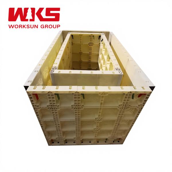 Quality Quick Assembly Modular Plastic Formwork Custom Sizes Reusable Plastic Formworks for sale