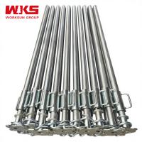 China Silver Steel Support Prop Flexible Adjustable Support Props For Large Span Roof Structures for sale