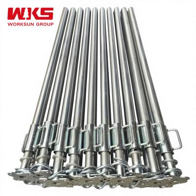 China Silver Steel Support Prop Flexible Adjustable Support Props For Large Span Roof Structures for sale