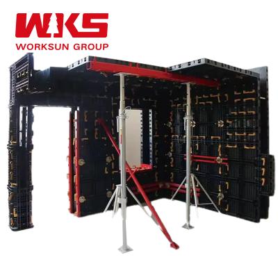 China Lightweight Modular Plastic Formwork Heavy Duty Reusable Plastic Formwork For Concrete Wall for sale