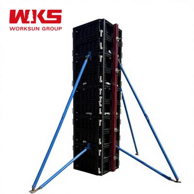 China Heavy Duty Modular Plastic Formwork ABS Plastic Formwork For Concrete Walls And Column for sale