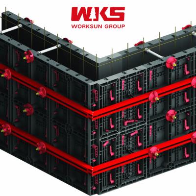 China Customized Construction Plastic Formwork 18mm 1200x2400mm Concrete Formwork Panels for sale