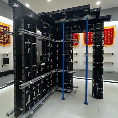 China 18mm 1200x2400mm Concrete Formwork Panel Customized Plastic Reusable Formwork For Concrete for sale