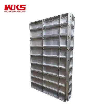 China Efficient Aluminum Formwork System 1200mm Width Metal Formwork For High Rise Building Construction for sale