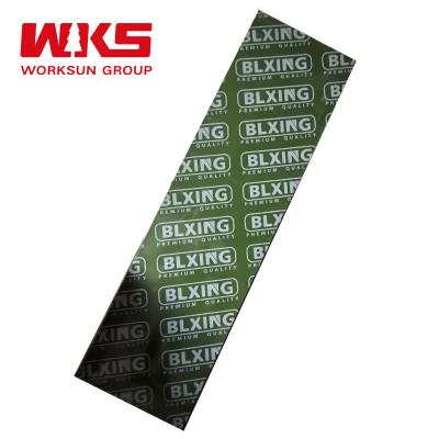 China Customized Plastic Film Faced Plywood Green Concrete Formwork Board 2440x1220mm for sale