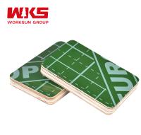 Quality Reusable Plastic Faced Plywood High Density Green Plywood Board 1220x2440mm for sale