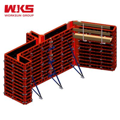 China Hot Dip Galvanized Custom Steel Frame Formwork For Long Service Life Project for sale