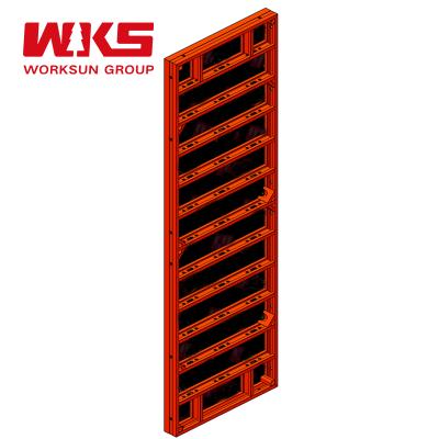 China Red Aluminum Frame Formwork Lightweight Commercial Formwork For High Rise Building for sale