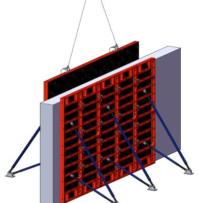 China Galvanized Steel Frame with Aluminum Formwork for Construction Project for sale
