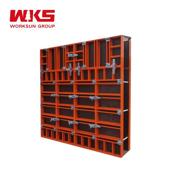 Quality Durable Metal Formwork Panels Customized Modular Formwork System 1200x2400mm for sale