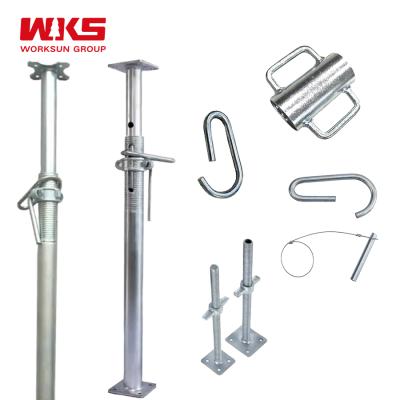 China Customized Telescopic Steel Prop Corrosion Resistant Adjustable Acrow Props Reusable for sale