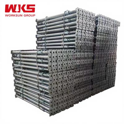 China Telescopic Scaffolding Steel Props Silver Heavy Duty Construction Props Customized for sale