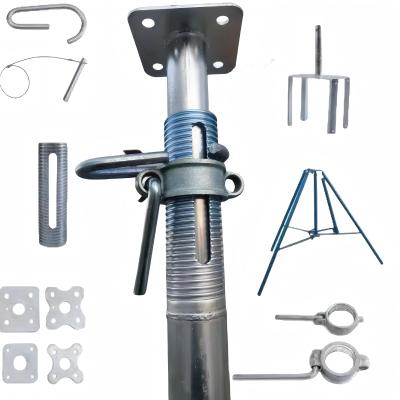 China Silver Heavy Duty Support Props Durable Steel Scaffolding Props For Beam Support for sale