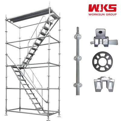 China Galvanizing Ring Scaffold System 200mm - 3000mm Wedge Lock Scaffolding System With Adjustable Base Jack for sale