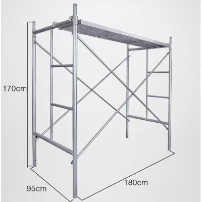 China Q235 Galvanized Steel Scaffolding Rigid Modular System Scaffold With Diagonal Brace for sale