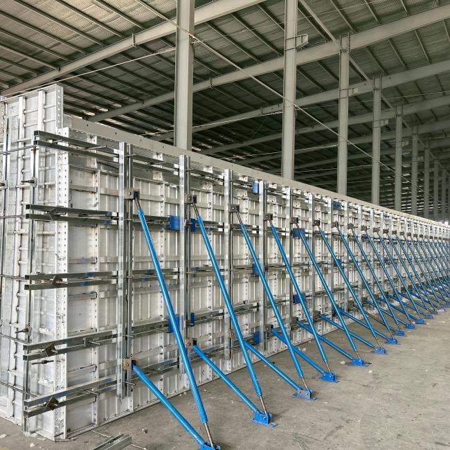 Aluminum Formwork System product image showing modular panels and components
