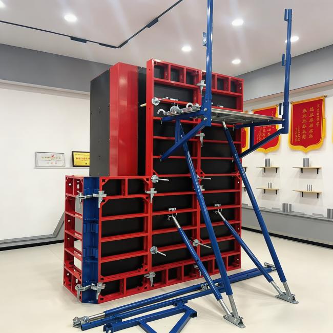 Lightweight aluminum frame formwork system