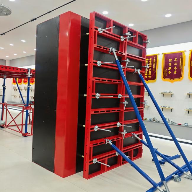 Aluminum frame formwork system installation and application